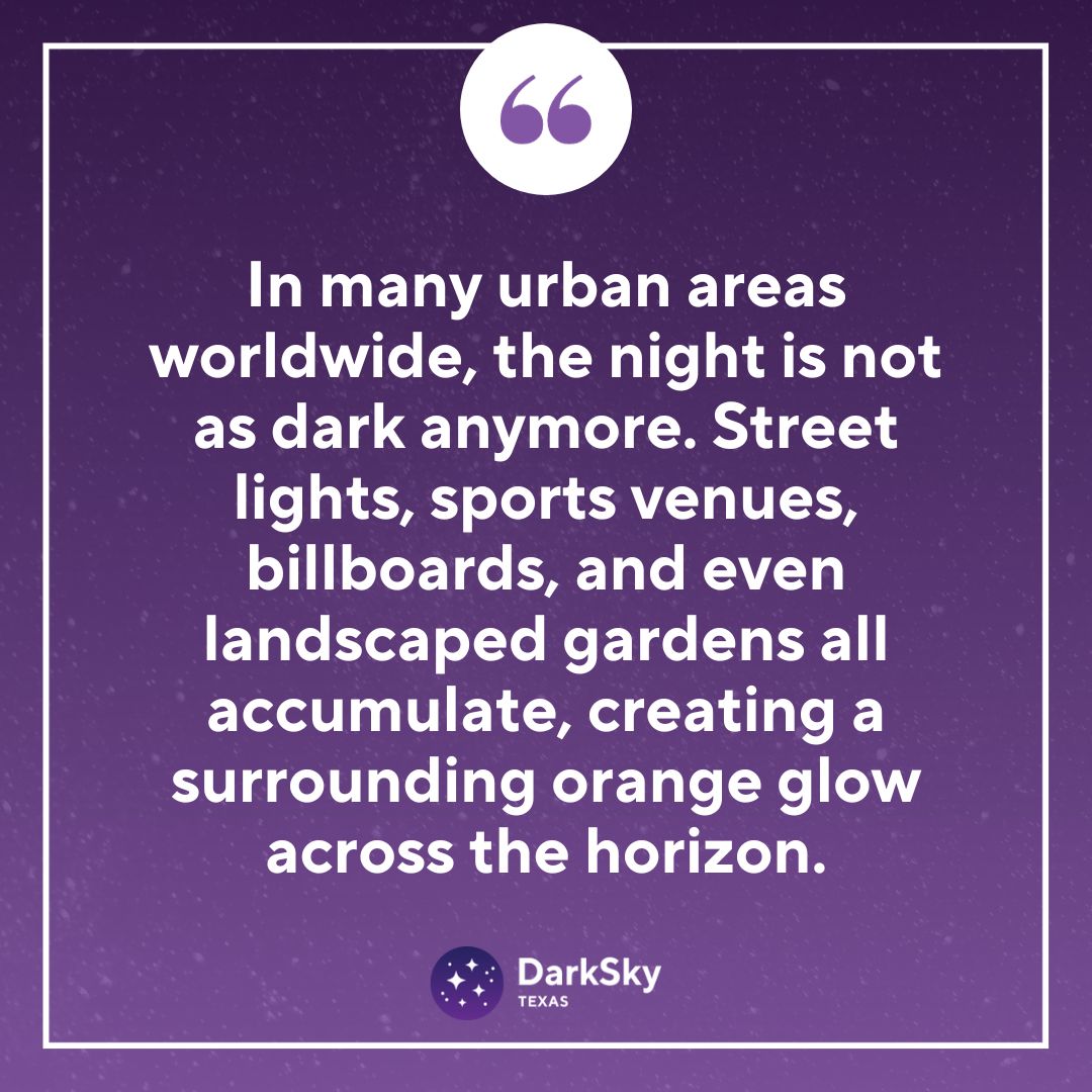 How Does Light Pollution Work? – DarkSky Texas – Formerly IDA Texas